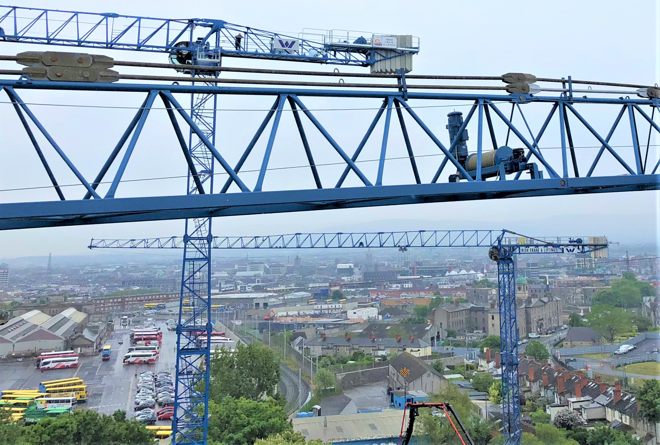 Irish Cranes installs six Raimondi tower cranes on two mixed use ...