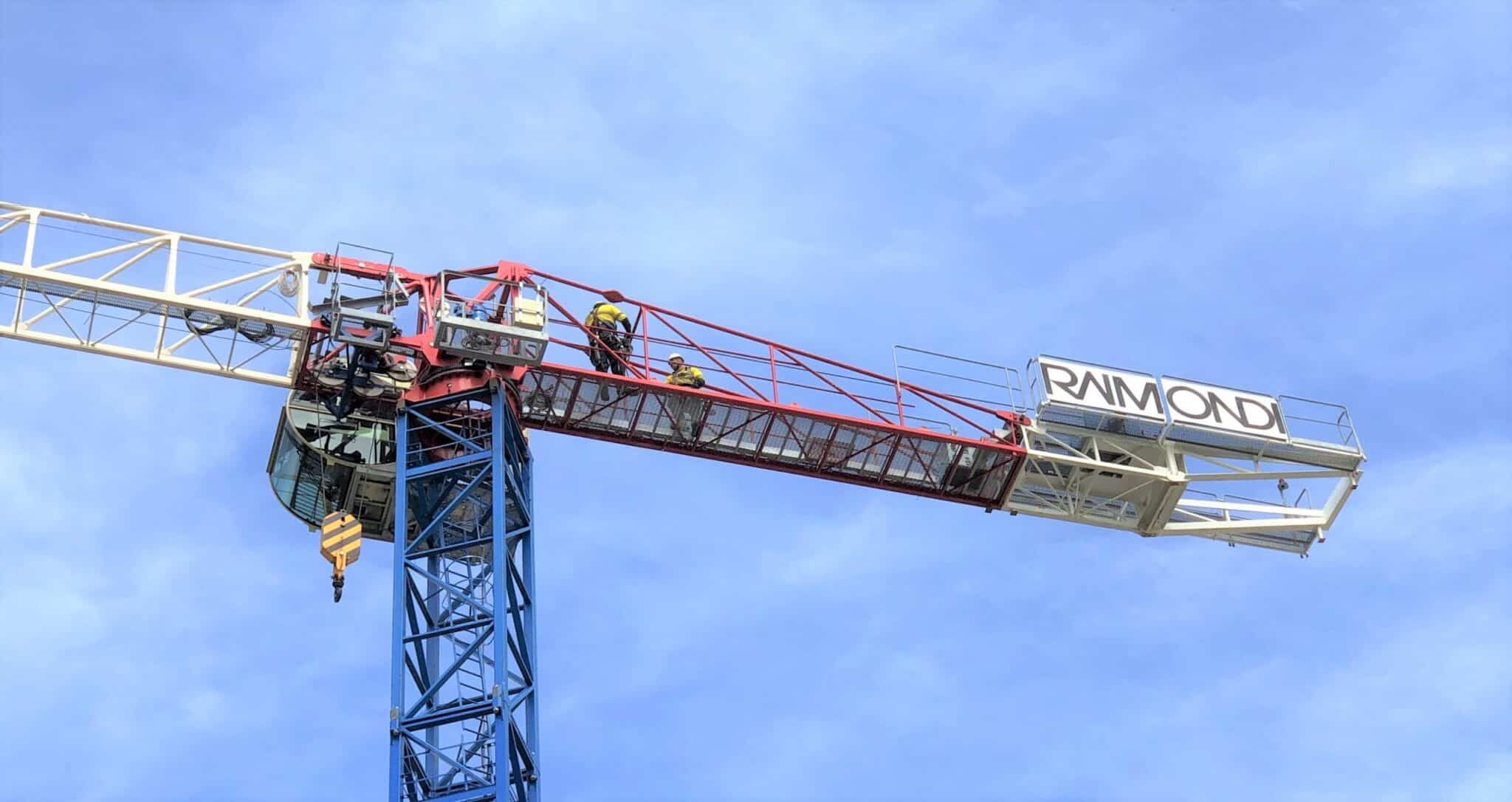 Official Raimondi agent Strictly Cranes erects Raimondi MRT144 as part ...